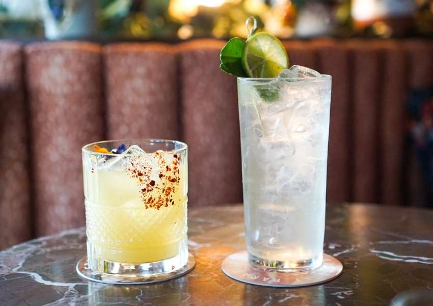 Cocktails in Bishop Arts